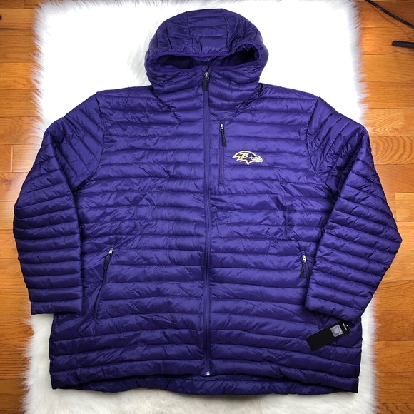 NFL | Jackets & Coats | Baltimore Ravens Big Man Hooded Puffer Jacket ...